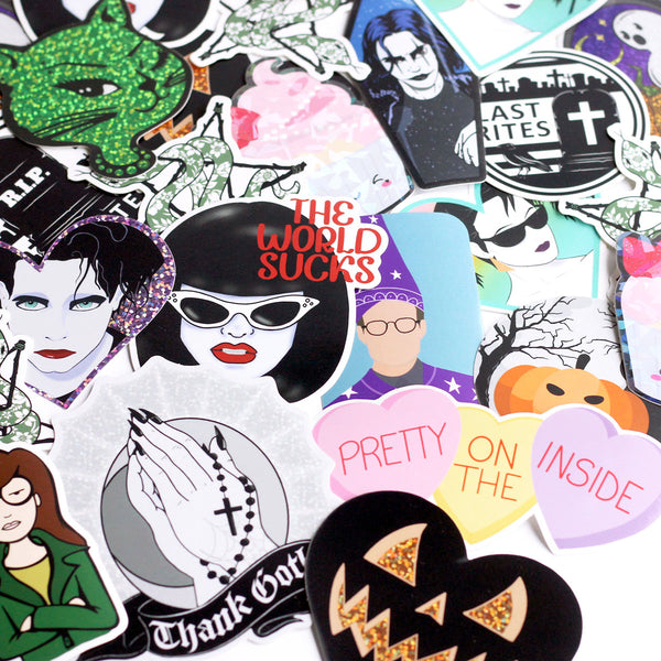 Assorted Goth Stickers – Burke & Hare Co
